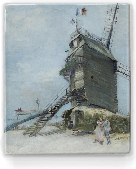 De Molen van la Galette - Vincent van Gogh - 19,5 x 24 cm - Niet van ...