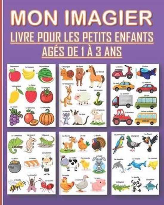 Mon imagier pour les enfants ages de 1 a 3 ans | 9798501200302 | Tamoh ...