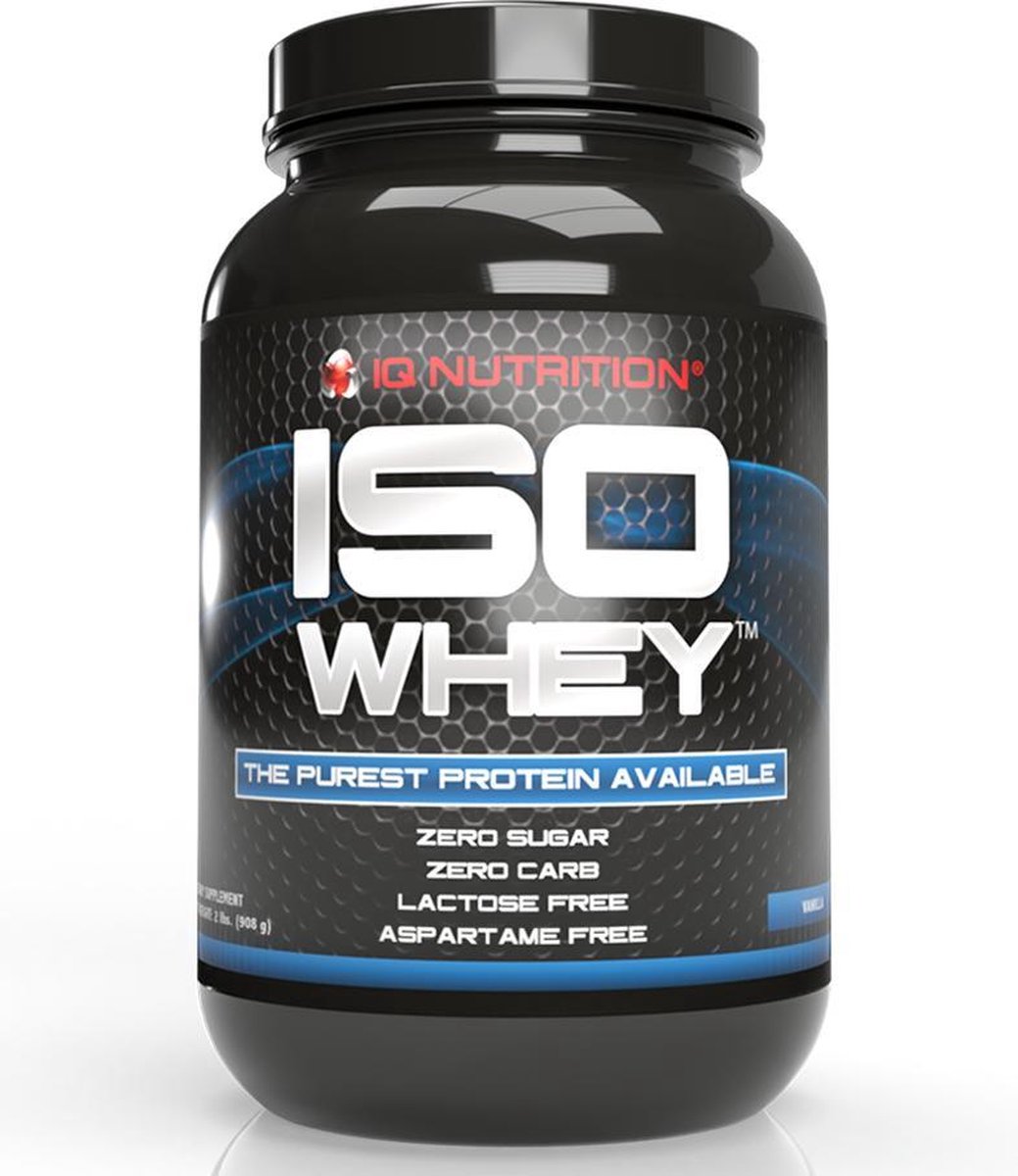 IQ Nutrition - Iso Whey - Vanille - 36 servings | bol.com