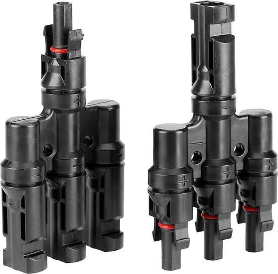 Solar® MC4 Zonnepaneel T-Splitter set - MMT3A/3B - M+F 3 naar 1 - IP68 ...