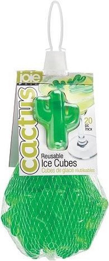 Joie Cactus set van 20 herbruikbare ijsblokjes groen | bol