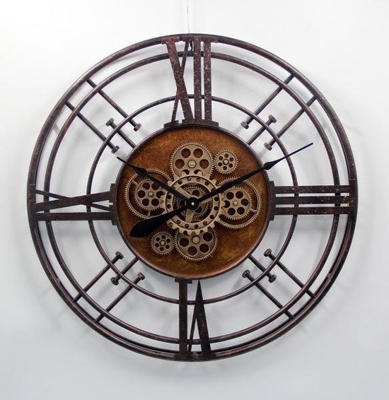 Industriele klok Anna - wandklok modern - uurwerk wandklok - wandklok ...