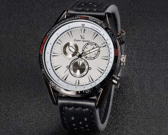Horloge Casual Style Soki Design (v6-zwart) | bol.com