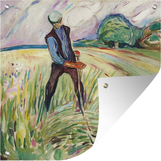 Tuindoek The Haymaker - Edvard Munch - 100x100 cm | bol