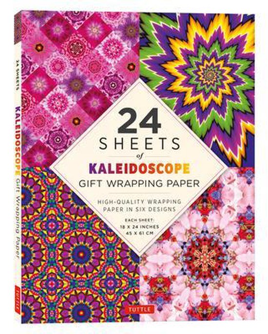 Kaleidoscope Gift Wrapping Paper - 24 Sheets: 18 X 24 (45 X 61 CM ...