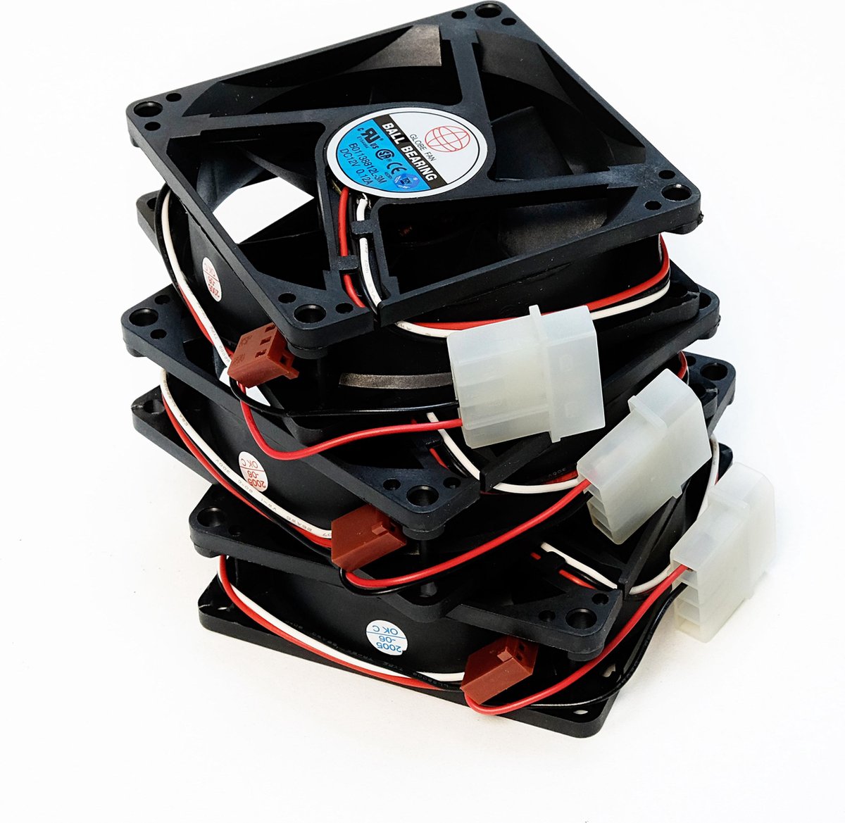 Hardware koeling - PC Case Fan 80x80 mm Ball Bearing Globe Fan ...