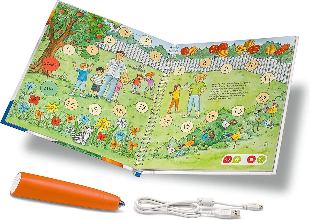 Ravensburger tiptoi starter set 00803: pen en boek van de eerste ...