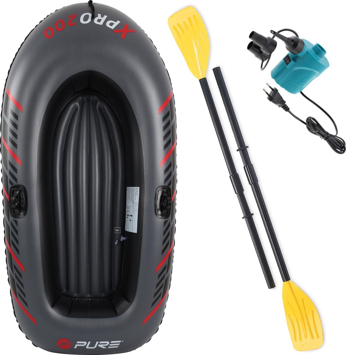 XPRO 200 – opblaasboot – 1-2 persoons - inclusief – peddels – en ...