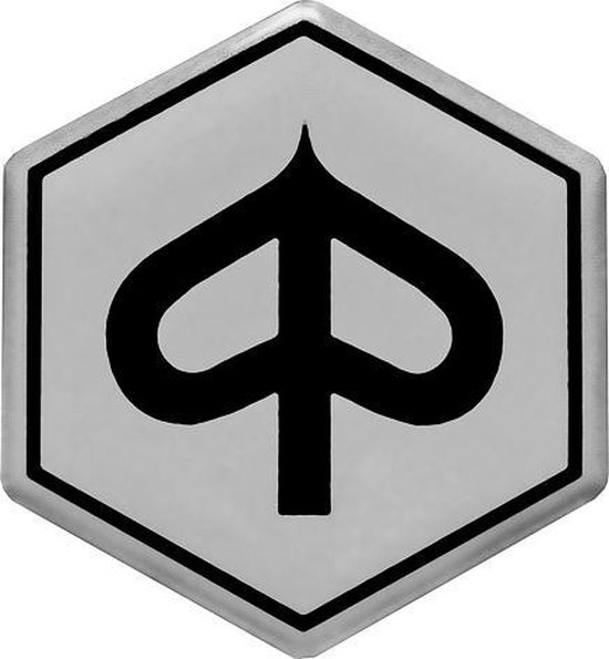 Piaggio Zip Logo Grijs - Piaggio Zip Accessoires - Embleem | bol.com