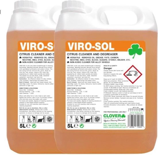 Clover Virosol, 2 x 5 liter | bol