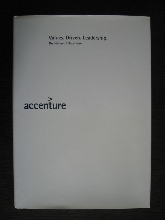 Accenture - Values. Driven. Leadership., Scott Mcmurray | 9780977388202 ...