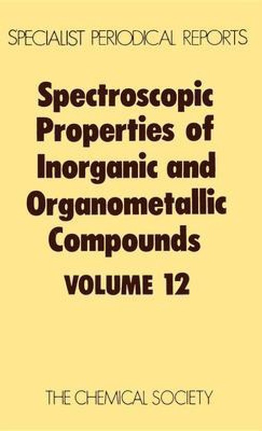 Spectroscopic Properties of Inorganic and Organometallic Compounds, Davidson |... | bol