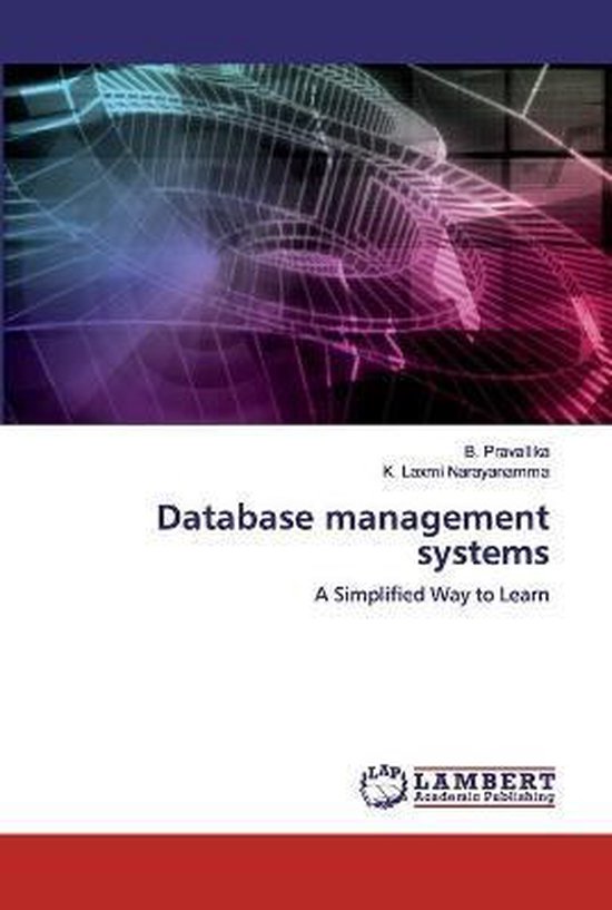 Database management systems | 9786200312211 | K Laxmi Narayanamma ...