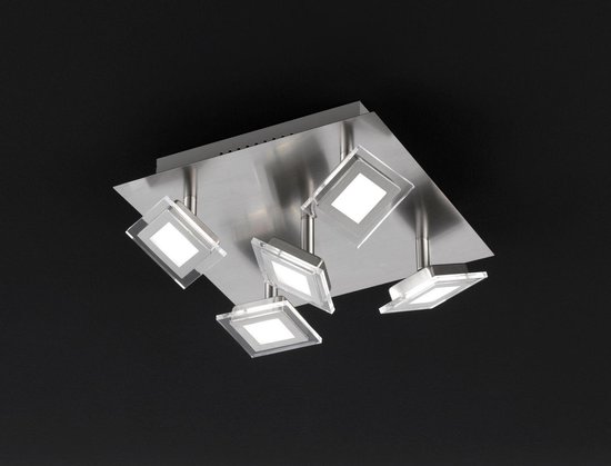 WOFI LED plafondlamp CHOLET 5lmp 5W vast ingebouwd 300lm | bol
