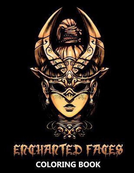 Art Portraits Coloring Books- Enchanted Faces Coloring Book, Katrin ...