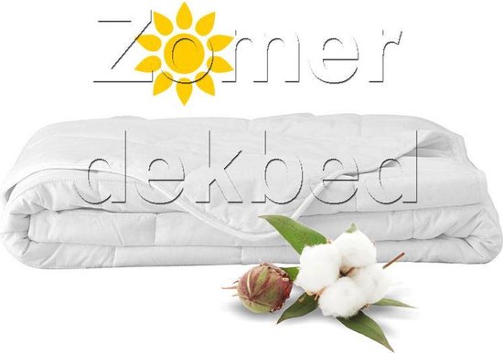 Zomerdekbed katoen 140x200, slaap koel in de zomer! | bol.com