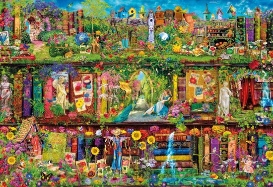 Clementoni Puzzels voor volwassenen - The Garden Shelf, Puzzel 2000 ...