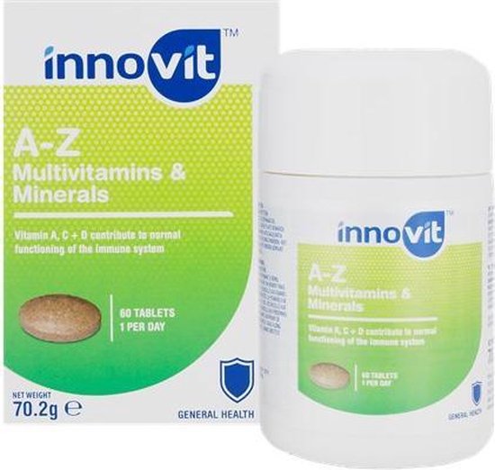 Innovit A-Z Multivitamine und Mineralien 180 tablets | bol.com