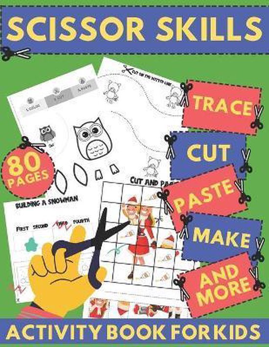 Scissor Skills Activity Book for Kids, Monica M | 9798687800181 ...
