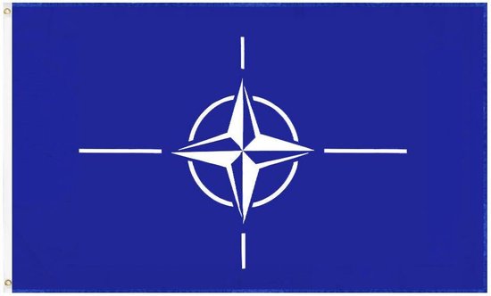 NAVO Vlag - Grote NATO Flag - Noord-Atlantische Verdragsorganisatie ...