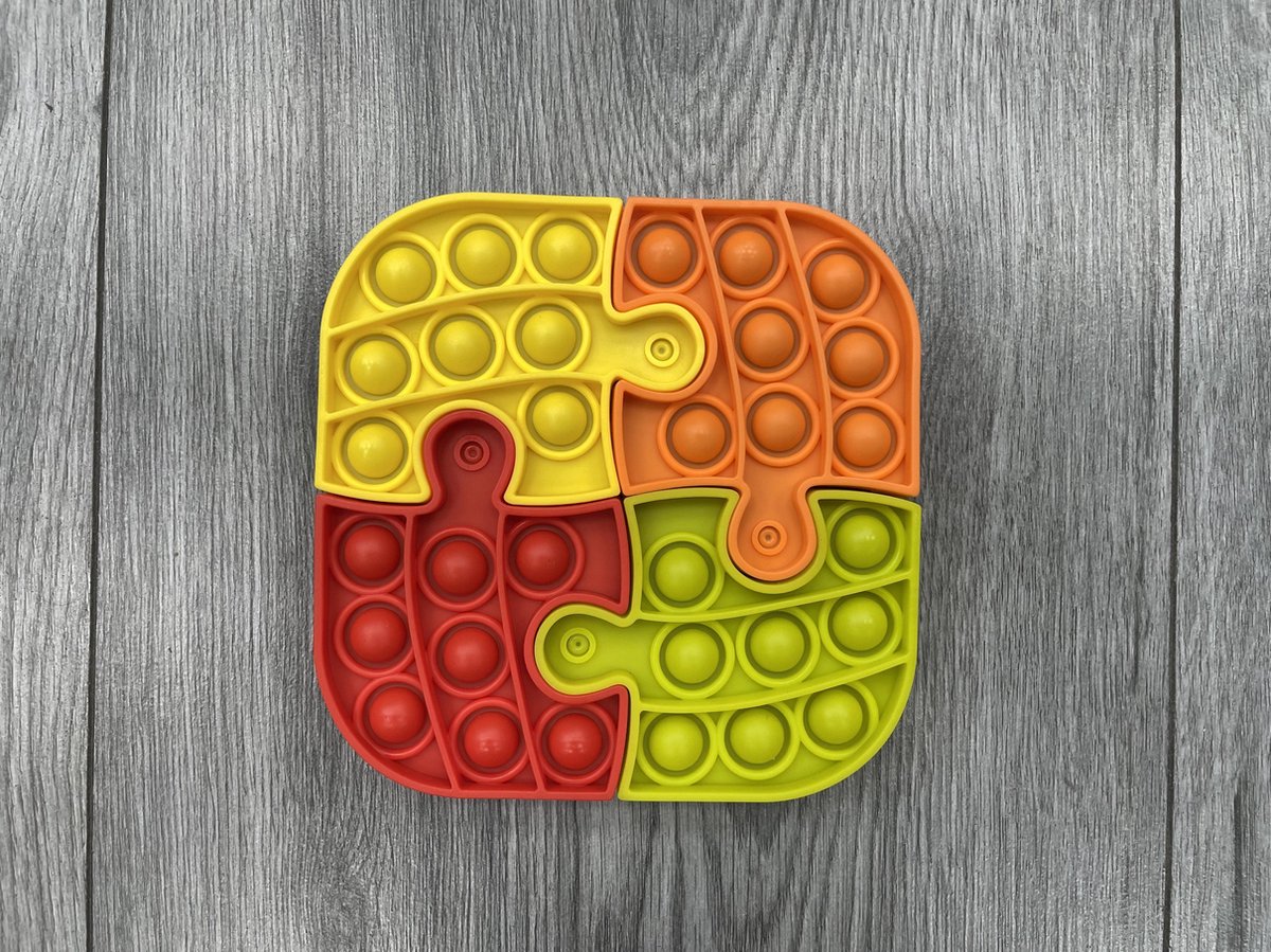 fidget toys - puzzle pop it - puzzle pop it 4 pièces - puzzle pop it ...