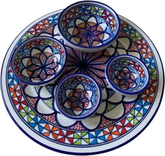 Tapas Party set 5 delig Naoura | TP.AR.SB | Dishes & Deco | bol