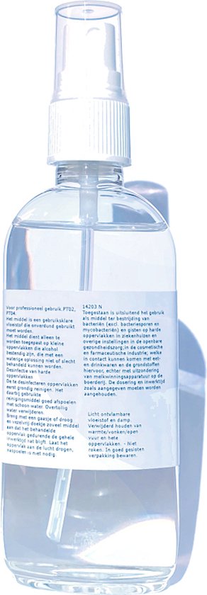 Dermarolling Desinfectie Spray Alcohol 80% - 100ml. Met spray kop. | bol