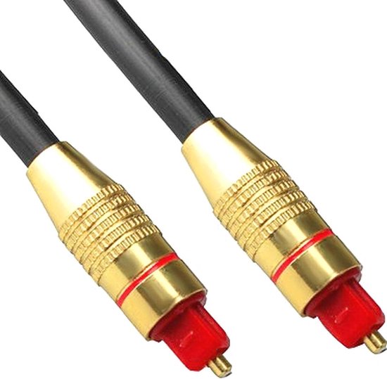 Digital Audio Optical Fiber Toslink Kabel, OD: 5.0mm, Lengte: 1.5m | bol