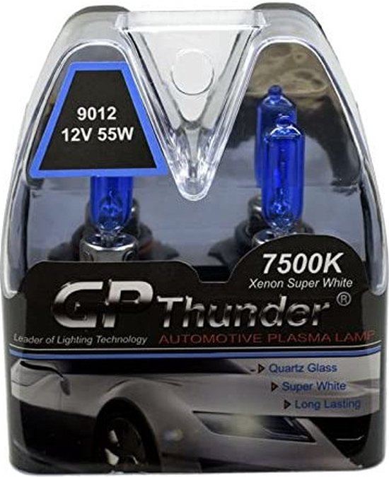 GP Thunder 9012 / HiR2 Cool White 7500k Xenon Look | bol