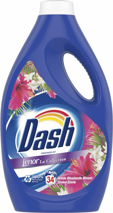 Dash Vloeibaar Wasmiddel Wilde Bloeiende Bloem 1,87 liter | bol.com