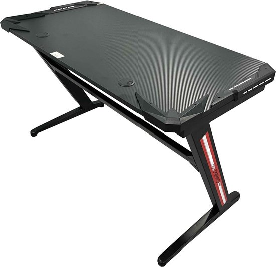 Exxen Gaming Bureau - Table Game tafel 129x60cm - LED verlichting ...