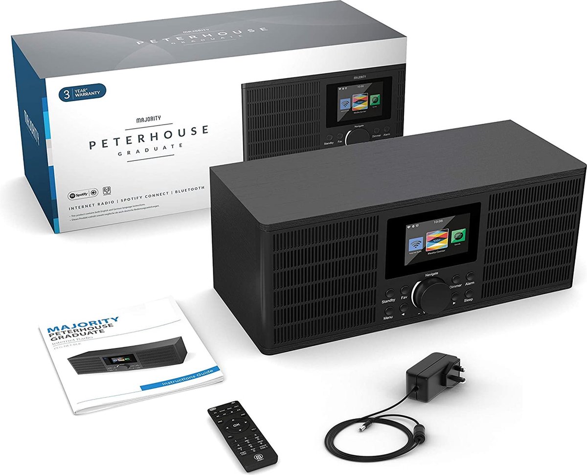 Majority Peterhouse Graduate Black Internet Radio - Spotify Connect ...