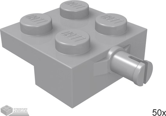 LEGO 4488 Licht blauwgrijs 50 stuks | bol.com
