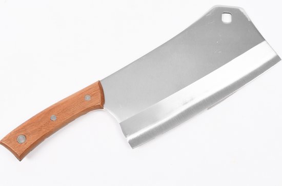 Hakmes 2 stuks 31cm en 33 cm Heavy Duty hakmes- koksmes- vleesmes - RVS ...