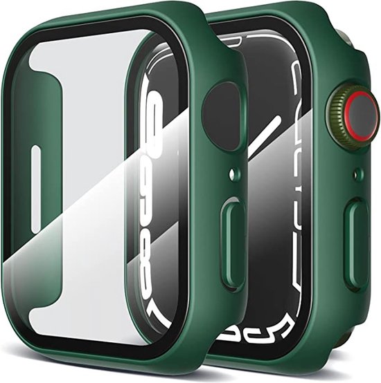 Screenprotector - Case - Hoesje - Geschikt voor Apple Watch Series 7 ...
