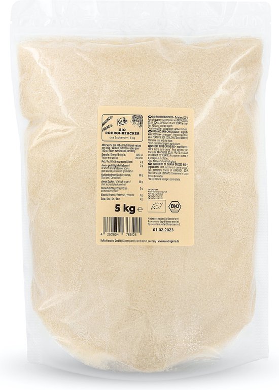 KoRo | Bio ruwe rietsuiker 5 kg | bol.com