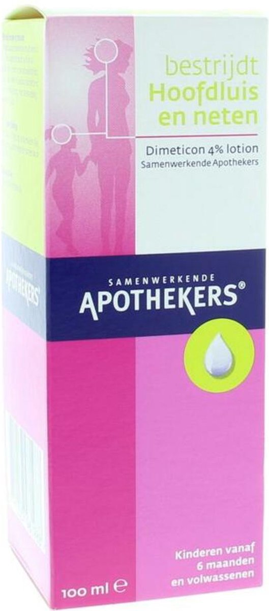 Samenwerkende Apothekers - Dimeticon 4% - Hoofdluis en Neten lotion ...
