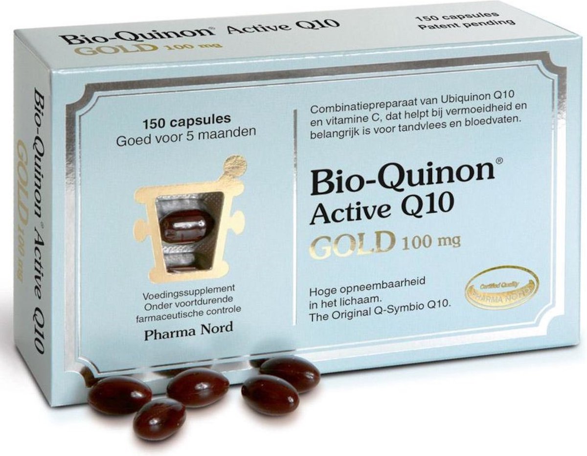 Pharma Nord Bio-Quinon Q10 Gold 100 mg - 150 capsules - Q10 preparaat ...