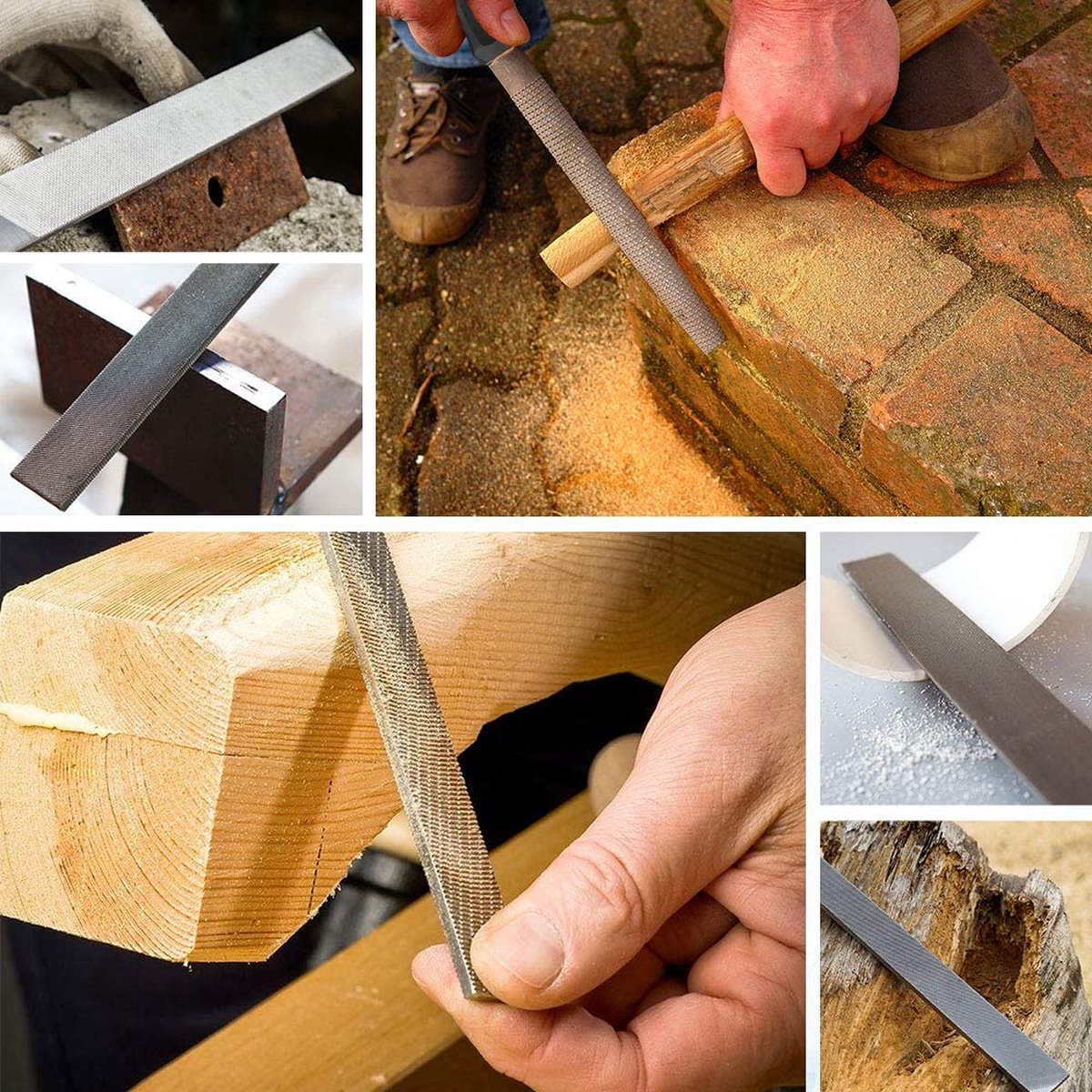 Hoogwaardige Vijlset - 20 Stuks - Metalen Vijlen - Werkplaatsvijlen ...