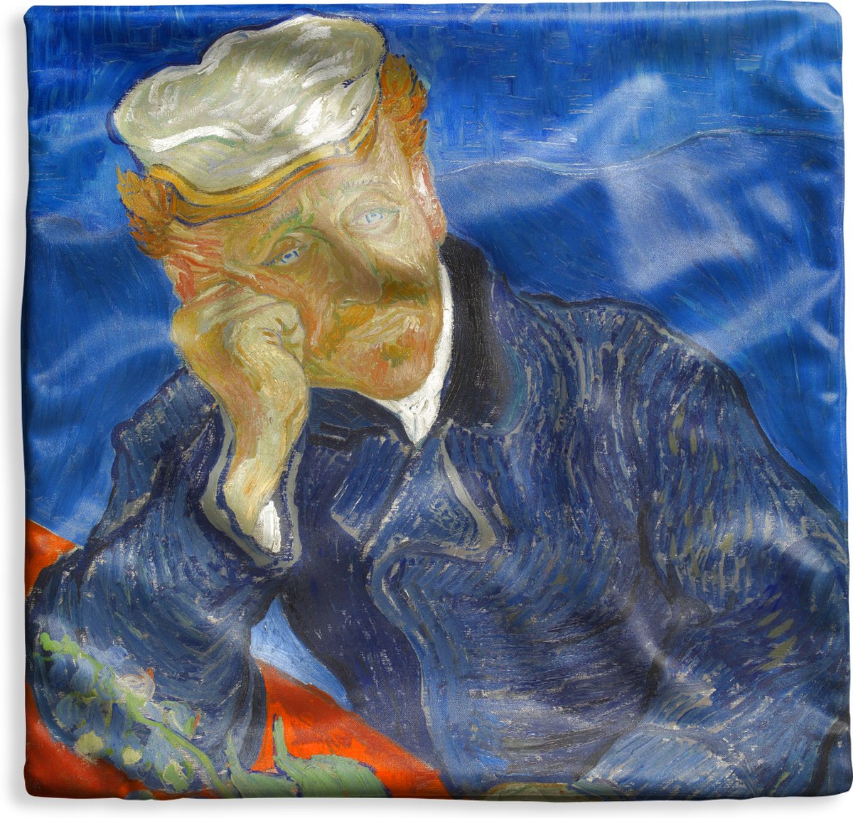 Kussenhoes 60x60 cm - Dr Gachet - Schilderij van Vincent van Gogh - Katoen /... | bol.com