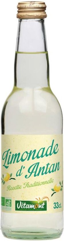 Vitamont Citroenlimonade bruisend authentiek recept bio 330ml | bol.com