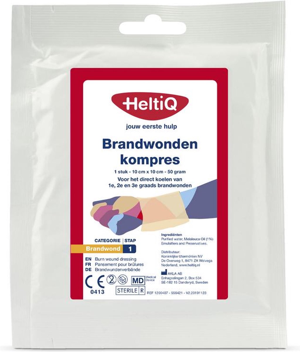 Heltiq Brandwonden Kompres 10x10 cm | bol.com