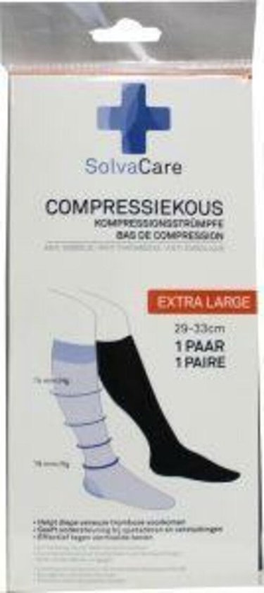 Solvacare compress.kous xl.zw 1 st | bol