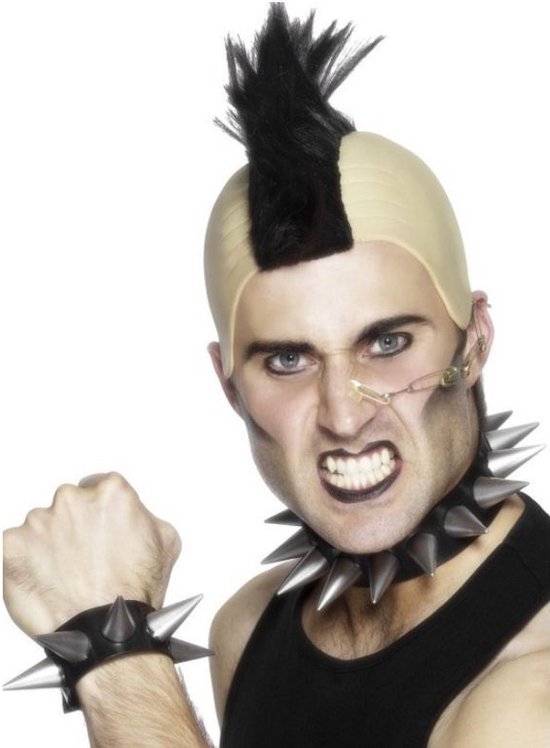 Dressing Up & Costumes | Costumes - 80s Pop - Punk Choker And Wristband ...