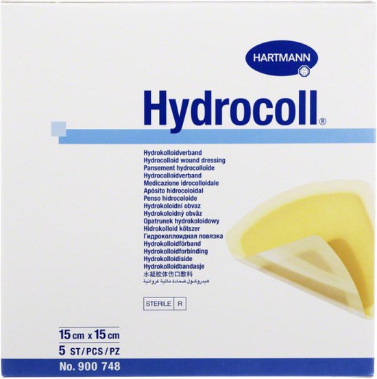 Hartmann - Hydrocoll - zelfklevend hydrocolloïd verband - 15 x 15cm ...