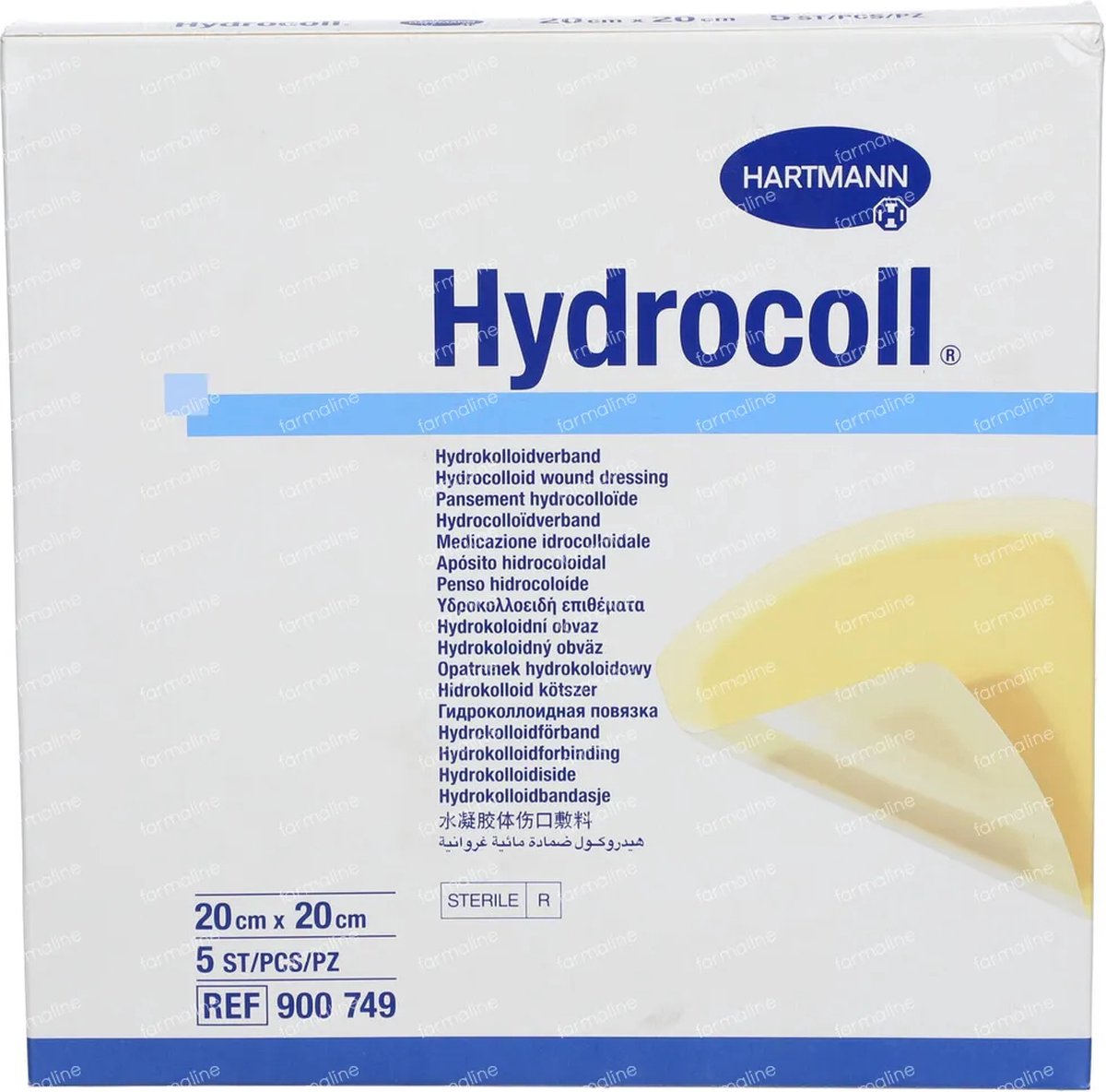 Hartmann - Hydrocoll - zelfklevend hydrocolloïd verband - 20 x 20cm ...