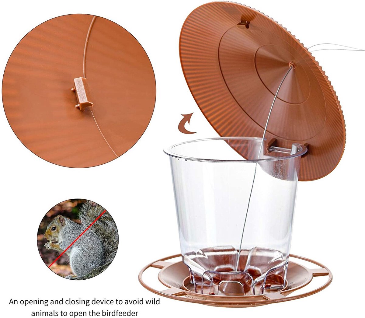 WiseGoods Luxe Voederbak Vogelhuisje - Vogel - Vogels - Voerbak ...