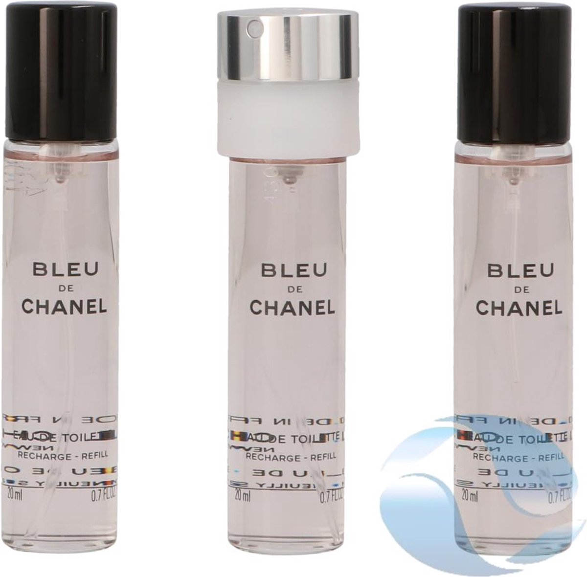 Chanel - Bleu De Chanel Refill EDT 3x 20 ml | bol.com
