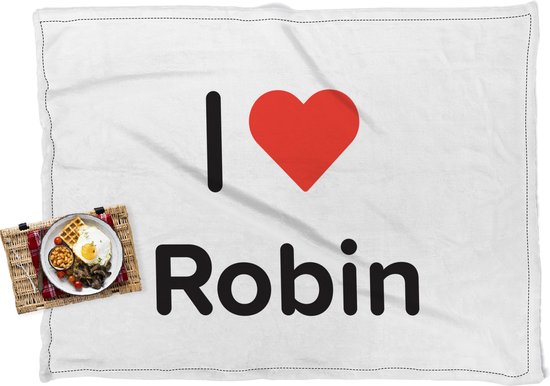 Picknickkleed - Buitenkleed - I love - Robin - Meisje - Vloerkleed ...