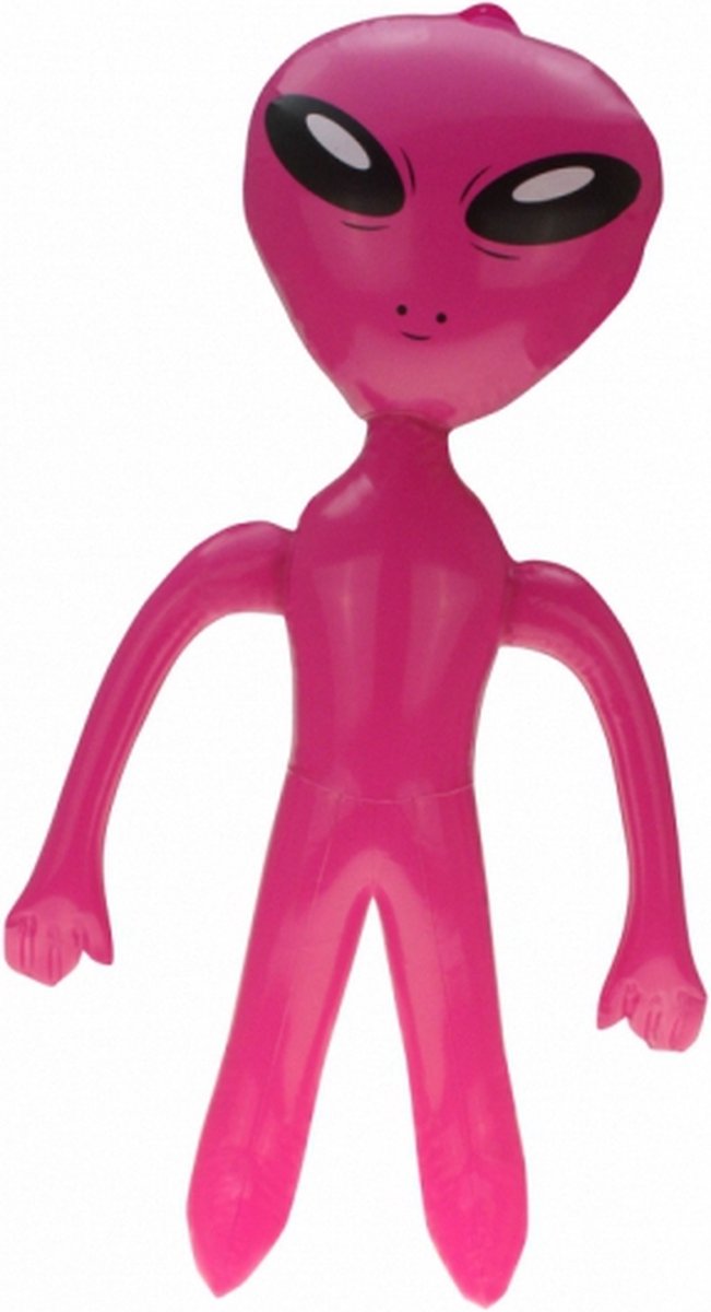 10x Gonflable Alien rose 64 cm - Martiens / aliens rose 10 pièces | bol.com